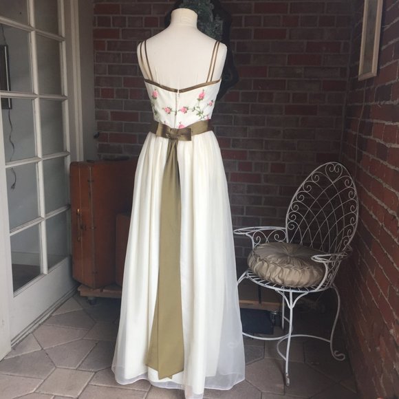 Emma Domb | Dresses | Vintage Emma Domb Rose Sweetheart Dress | Poshmark
